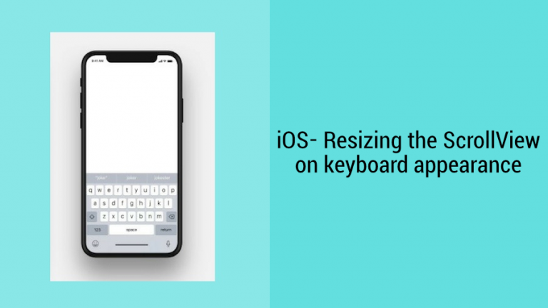 Ios Resizing The Scrollview On Keyboard Appearance Citrusleaf Blog